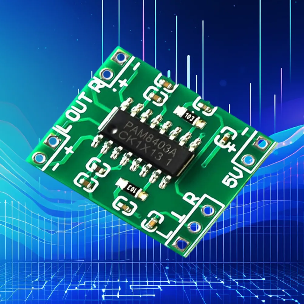 PAM8403 Stereo Audio Amplifier Module 2.5V-5.5V 2 Channels Super Mini ...