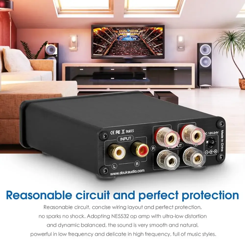 DHgate.com:Mini Class D Amplifier NS-04G PRO - HiFi 2.0 Channel TPA3116 ...