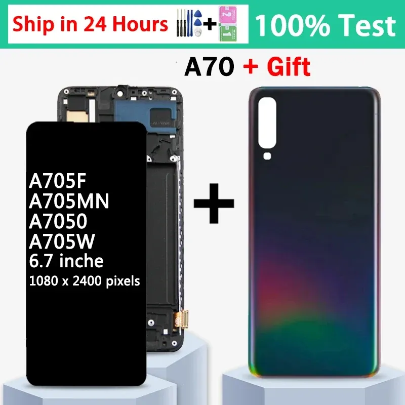 Samsung A70 LCD Display Touch Screen Digitizer Assembly for A705 A705F ...