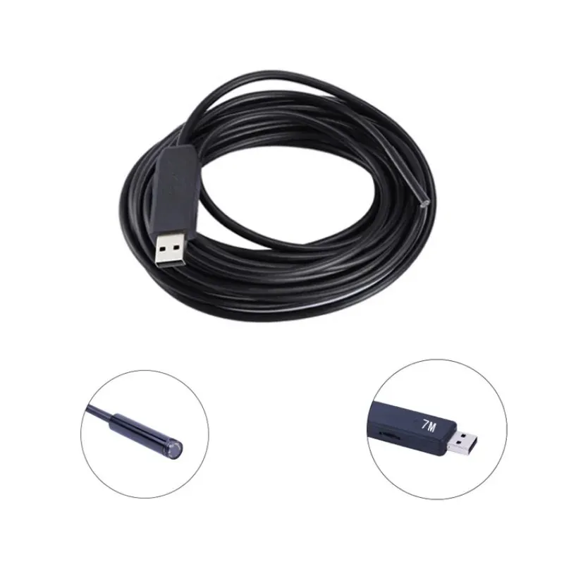 DHgate.com:1600P 6 LEDs USB Waterproof HD Endoscope Pinhole Borescope ...