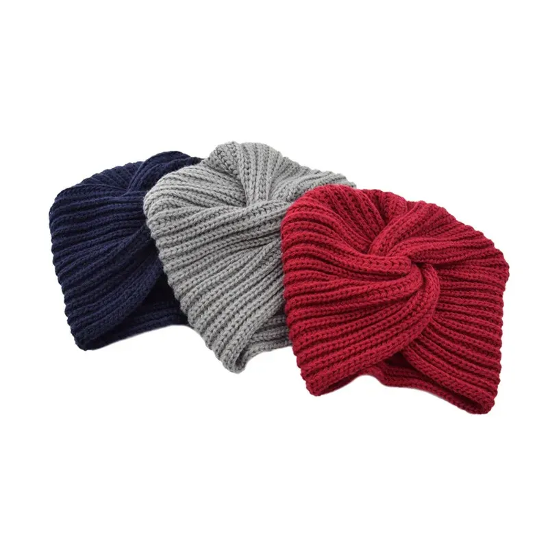 DHgate.com:Bohemian Cashmere Cross-Wrap Turban Hijab Cap: Warm Wool ...