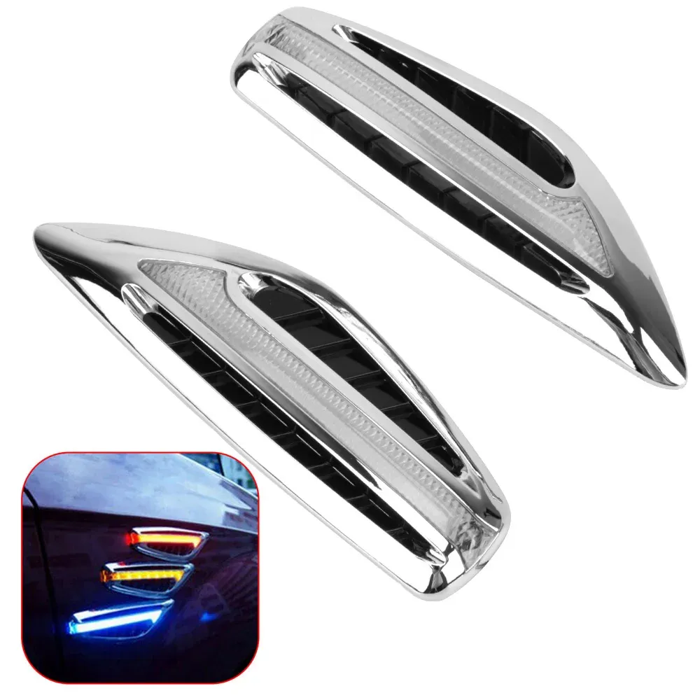 46LED Car Turn Signal Lights 12V 3W Blade Shape Side Lights Auto Lamps ...