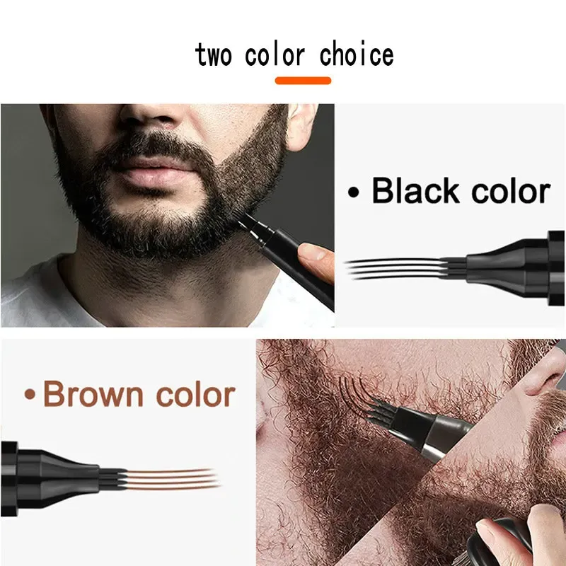 Beard Filler Pen for Men - Waterproof Moustache Pencil for Perfect ...