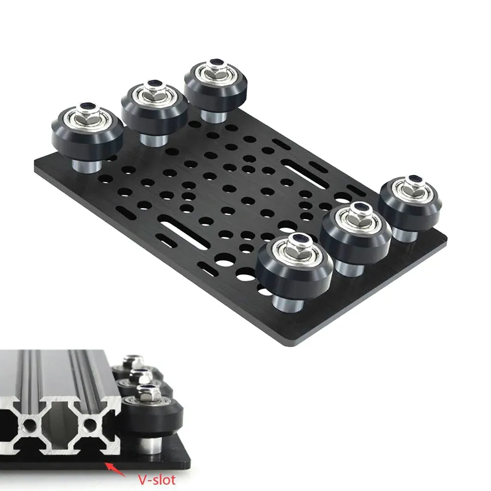 Aluminum V Slot Gantry Set With Wheels 20 80mm Plate Kits For 3d ...