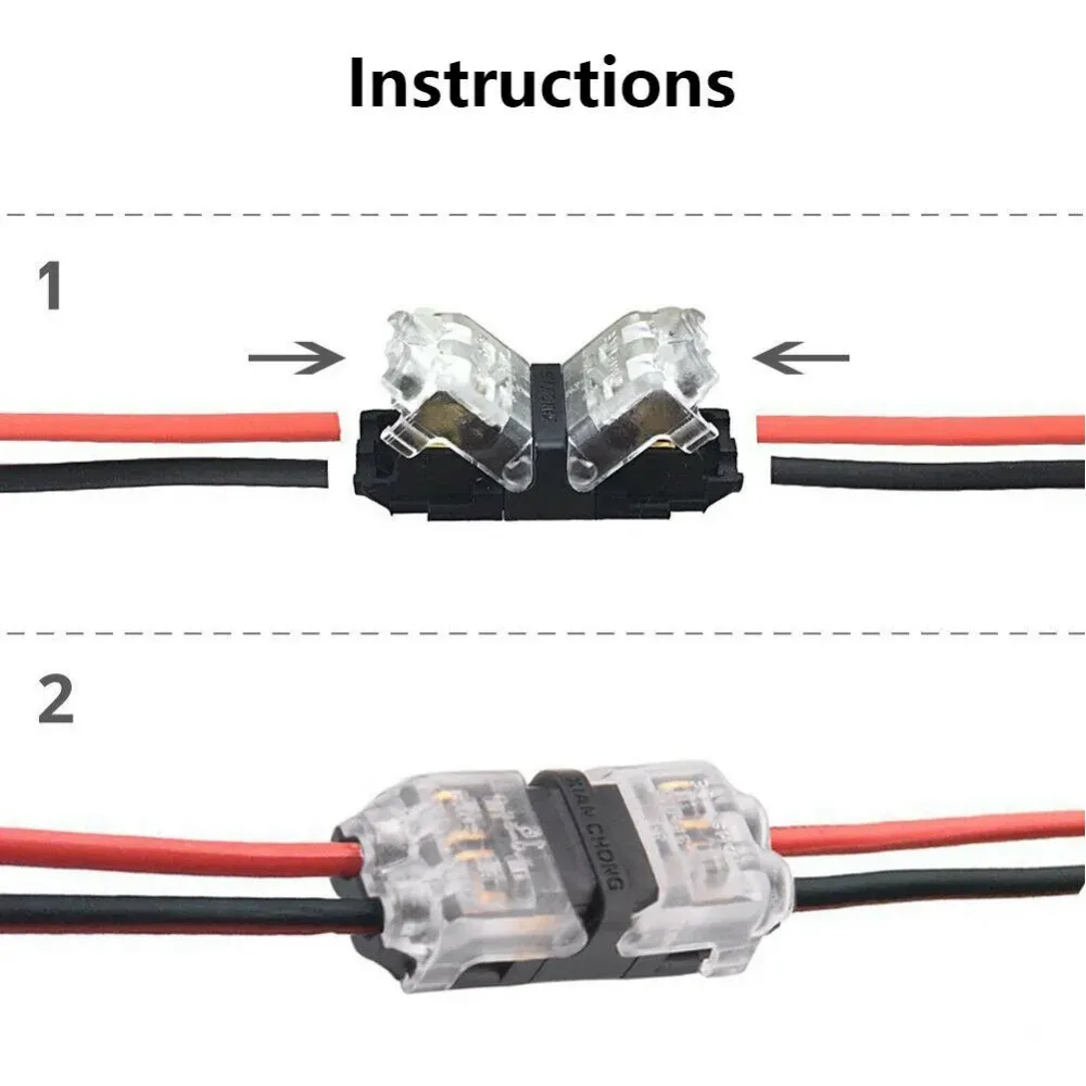DHgate.com:2-pin T-Type Quick Splice Wire Connector for 22-18AWG Wiring ...