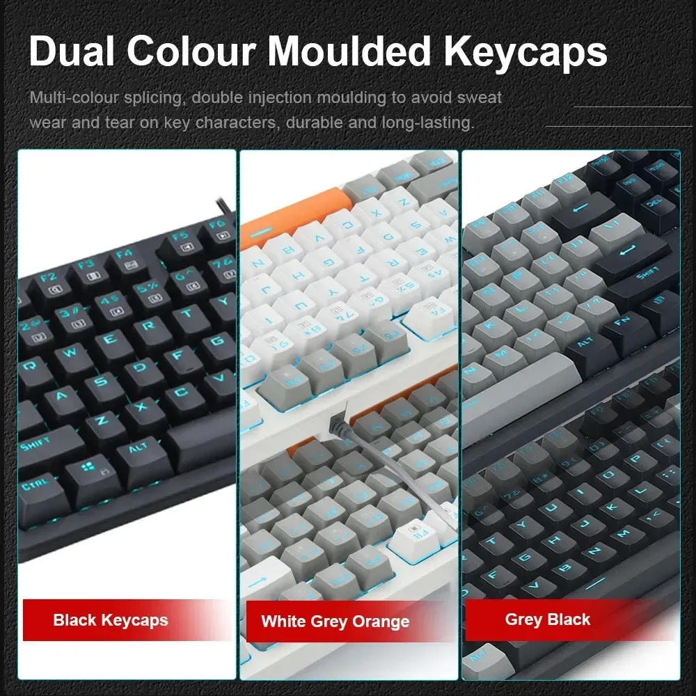 DHgate.com:E-YOOSO K620 Wired Gaming Keyboard: Compact 87-Key ...