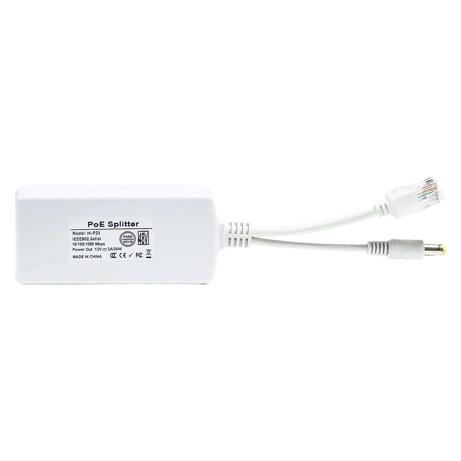 Hisource 48V-12V POE music splitter - 100/1000Mbps,...