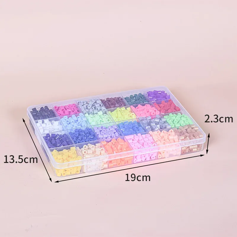 5mm Fuse Beads Set - Kids Puzzle Craft Kit, 3D Perler Beads with ...