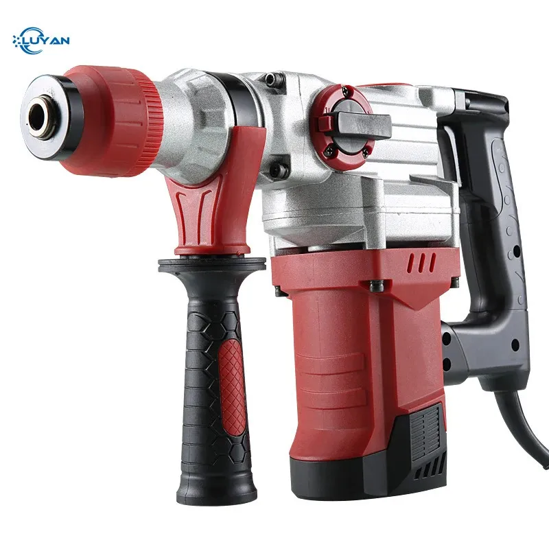 2200W Heavy-Duty Electric Hammer Drill - High Power Impact Hammer for ...