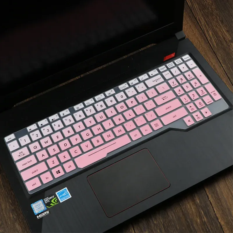 ASUS TUF Gaming FX505 Series Laptop Keyboard Cover, Dustproof Silicone ...