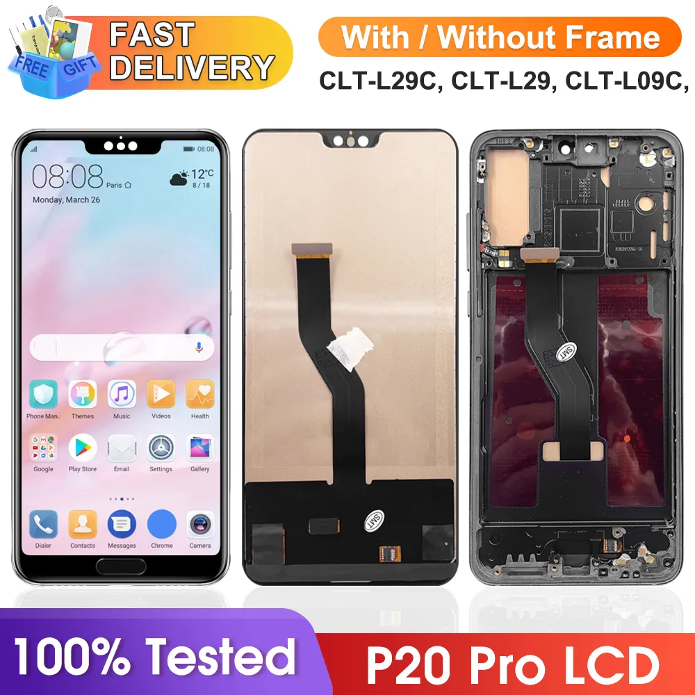 Hiawei P20 Pro Huawei P20 Pro Lcd Display Touch Screen Digitizer - Lcd Huawei Lgv20 Replacement ...