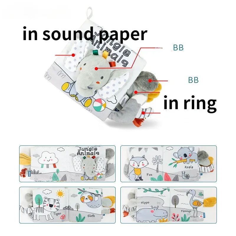 DHgate.com:Baby Soft Cloth Activity Books, Sensory Montessori ...