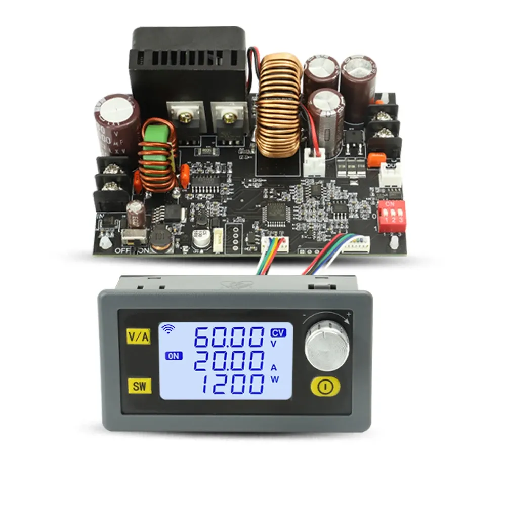 Adjustable Voltage Regulator: High Power DC Buck Converter 0 60V 15A ...