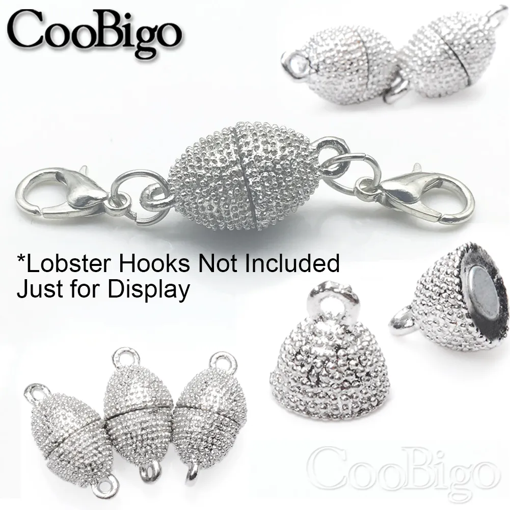 Magnetic Connected Clasps Metal Magnet Closures Rhinestone Charms for ...
