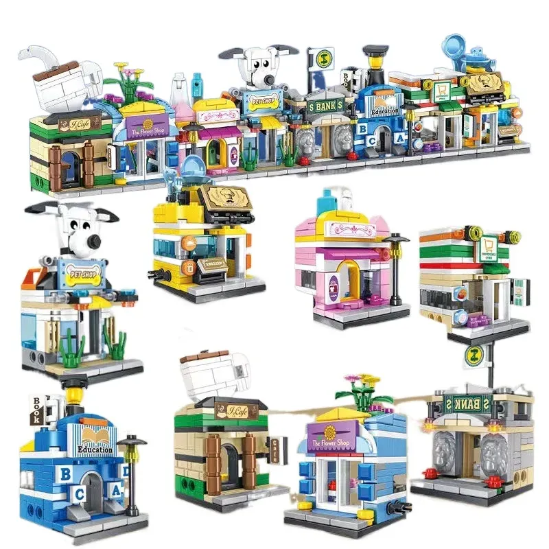 Mini Street View City Architecture Building Blocks... From Ddmyhome ...