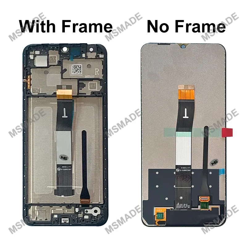 71 For Xiaomi Redmi 12C LCD Screen with Frame, Touch Screen Digitizer ...