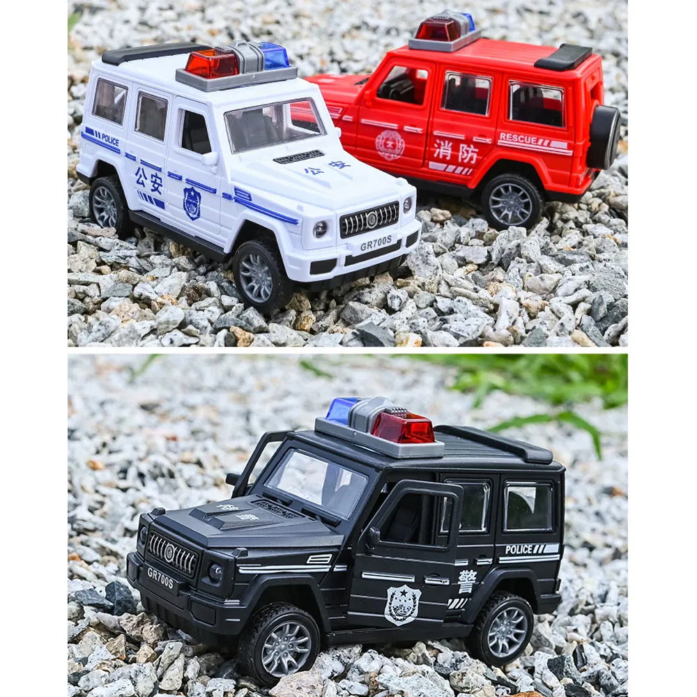 5 Style Simulated Fire Fighting Scene Car Mini Pull Back Toy Vehicle ...