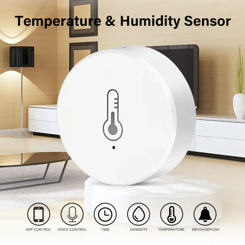 Tuya Smart Zigbee Humidity & Temp Sensor for Smart Home Automation ...