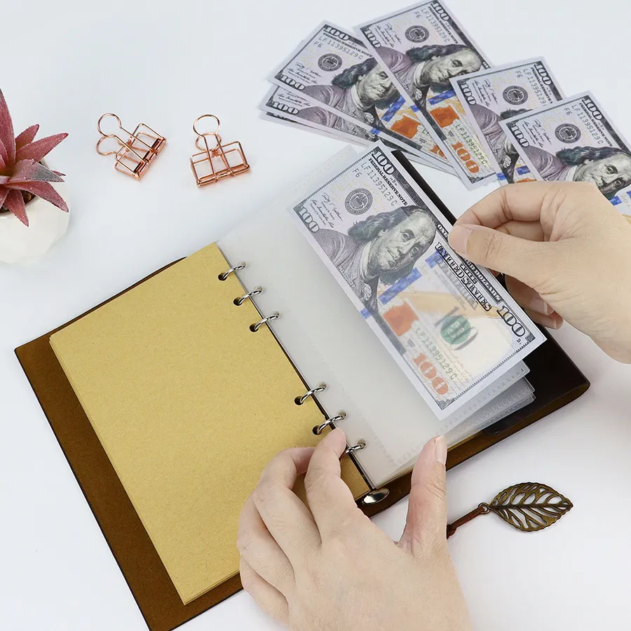 Wholesale Sharkbang A6 A7 /Pack Binder Divider Bag PP Saving Pocket ...