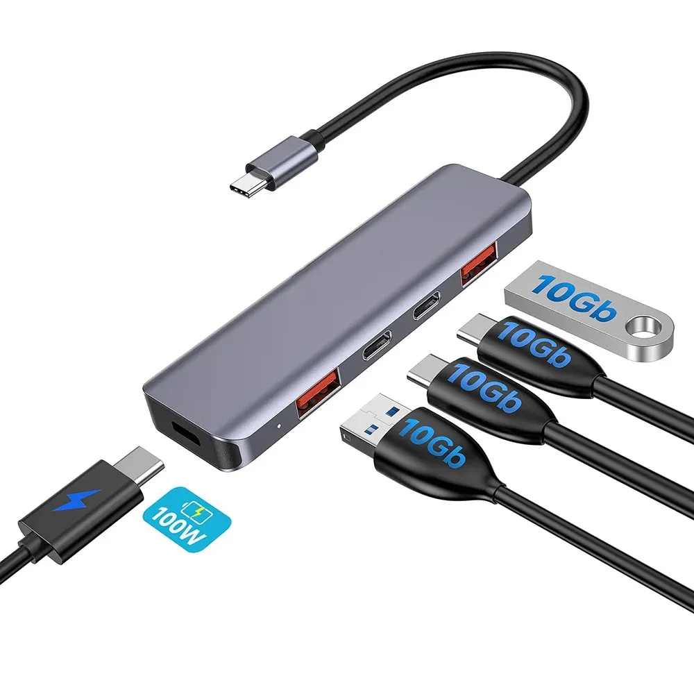 DHgate.com:Getatek USB-C Hub: 10Gbps Splitter w/ 100W Charging for ...