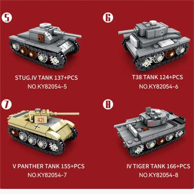 DHgate.com:1165PCS KV-VI Heavy Tank Vehicle Building Blocks WW2 Army ...