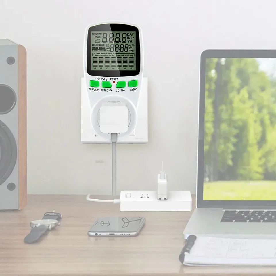 Plug Electric Meter: Digital Power Consumption Monitor Socket For ...