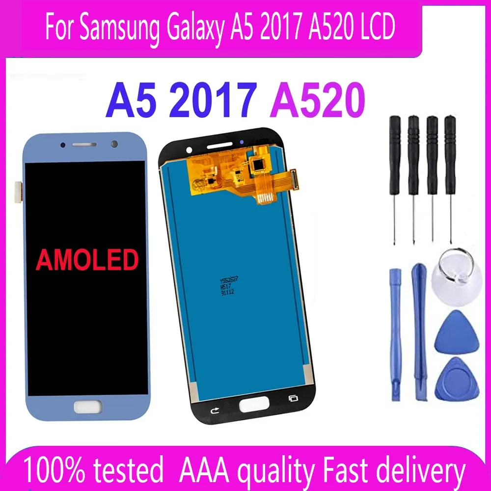 DHgate.com:0" AMOLED LCD Screen Replacement for Samsung Galaxy A5 2017 ...