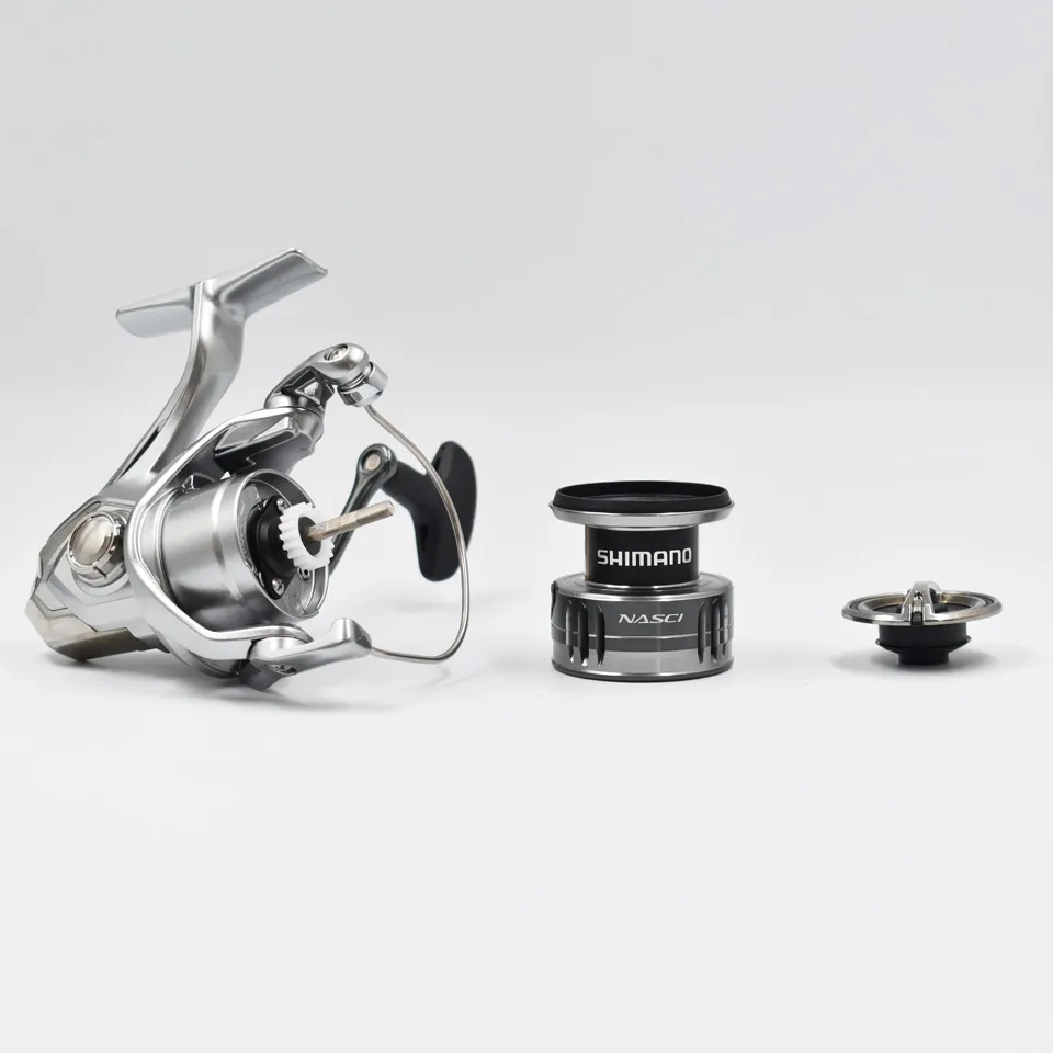 DHgate.com:21 New SHIMANO NASCI Spinning Fishing Reel 5+1BB Hagane Gear Larger Spool Capacity ...