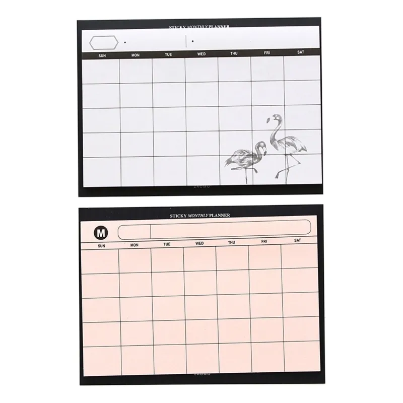 DHgate.com:Weekly Planner Schedule Pad Monthly Calendar Task Wall Book ...
