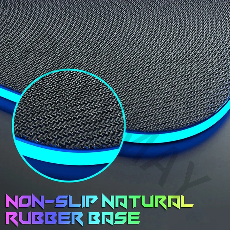 RGB Gaming Mousepad Large XXL LED Backlit Desk Mat for Keyboard and ...