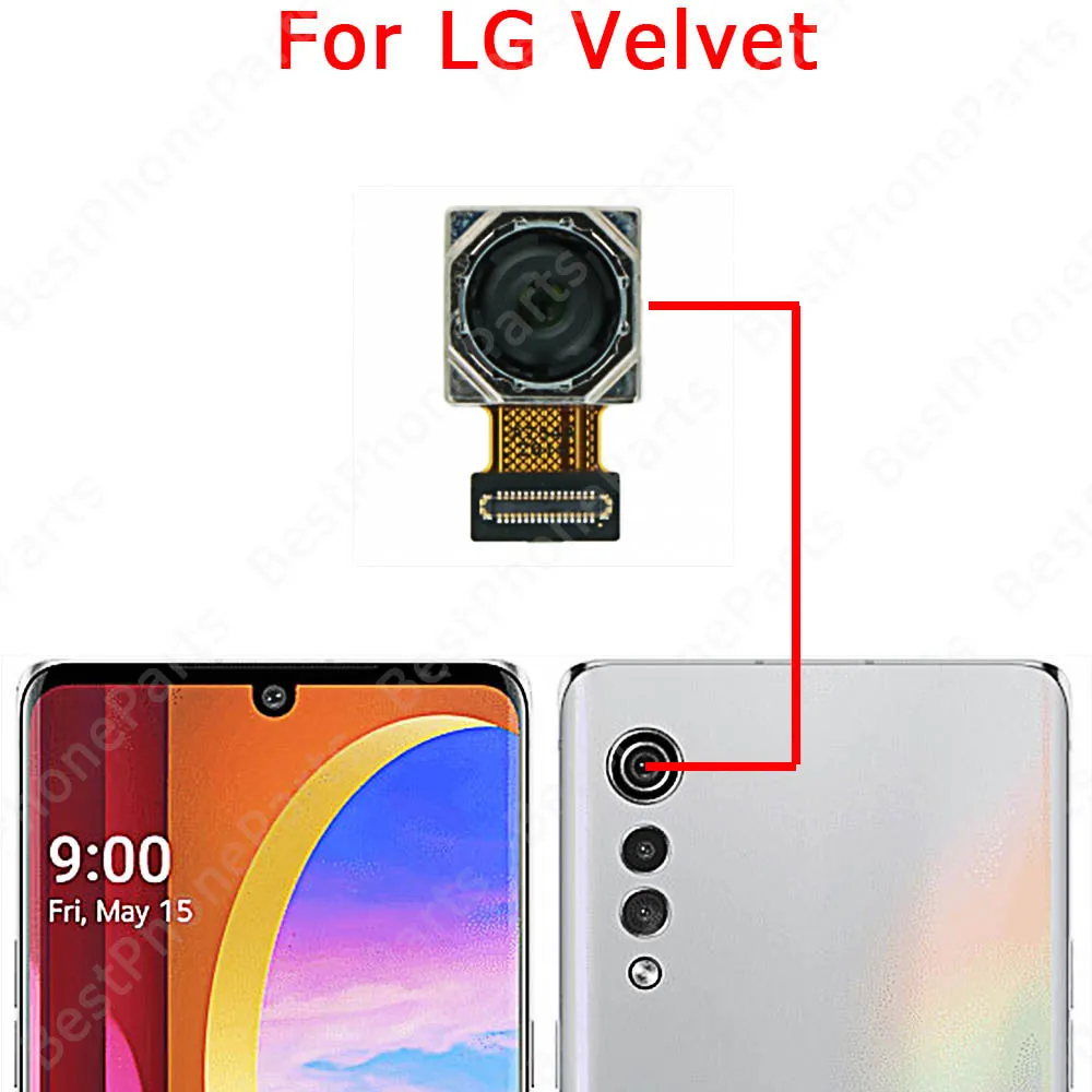 Front Back View Big Backside Camera Module For LG V20 V30 V50 V60 ...