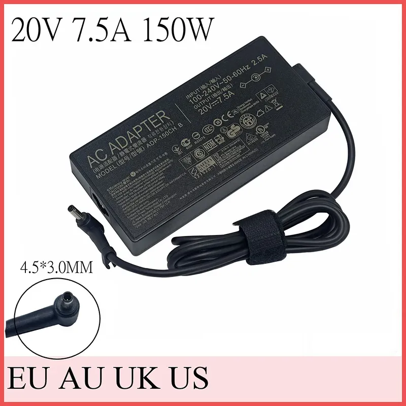 DHgate.com:53.0mm 150W AC Adapter Laptop Charger Power Supply for ASUS ...