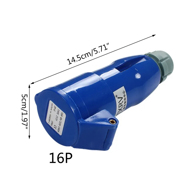 Flush-Mount RV Power Inlet: Waterproof 16/32 Amp Socket Plug for ...