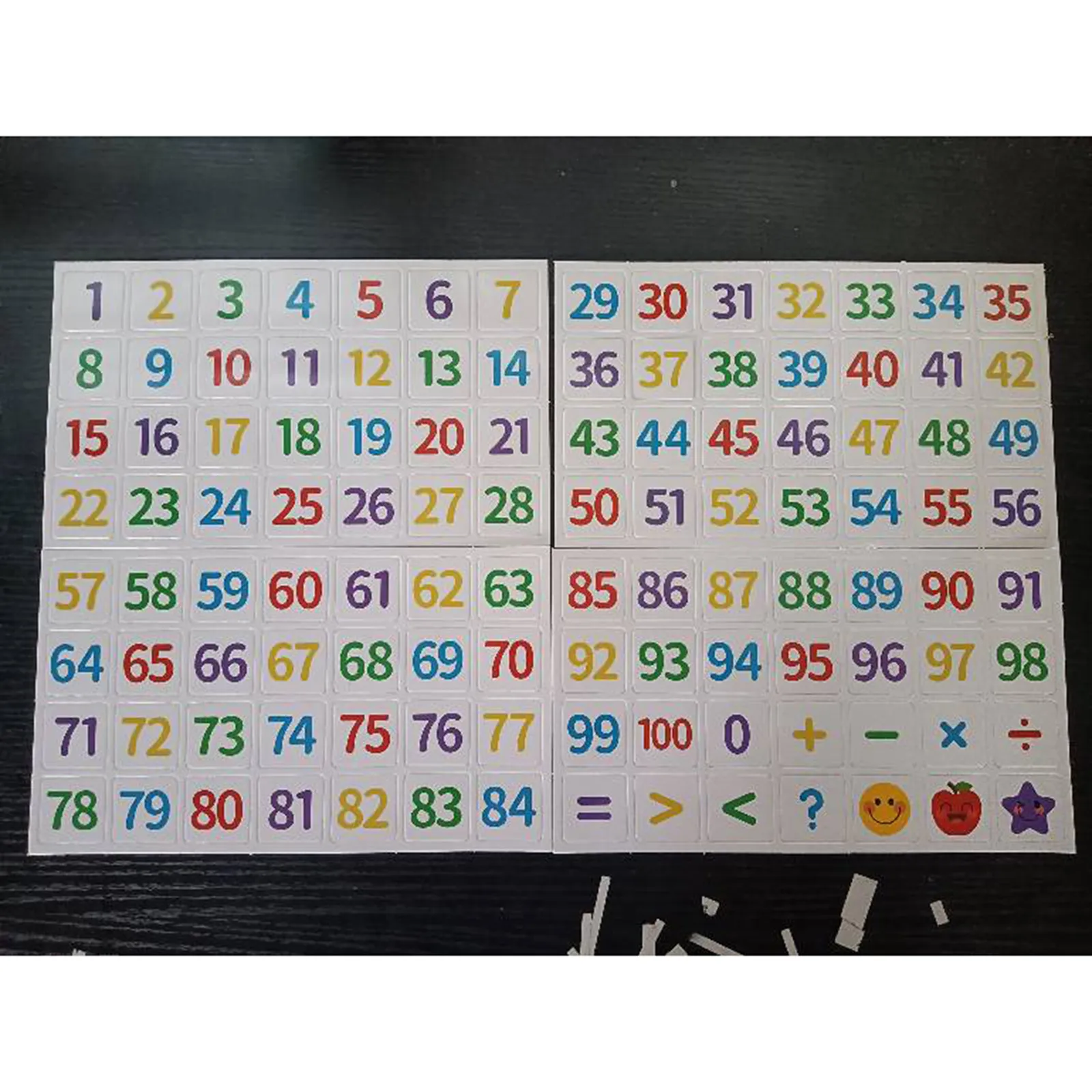 Math set counter for Kids: Add Abacus and 10 Smooth Edges, Educational ...