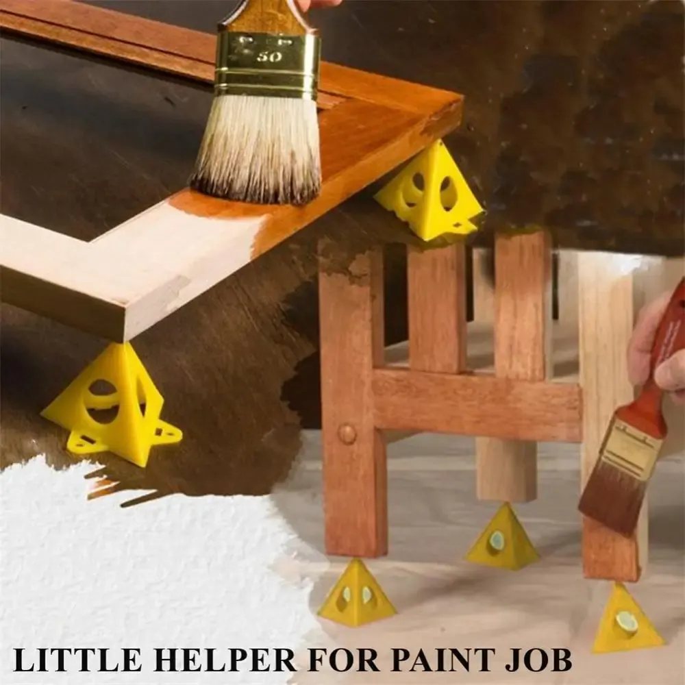 Plastic Pyramid Paint Stands Triangle Lift Pads With Feet For Painting ...