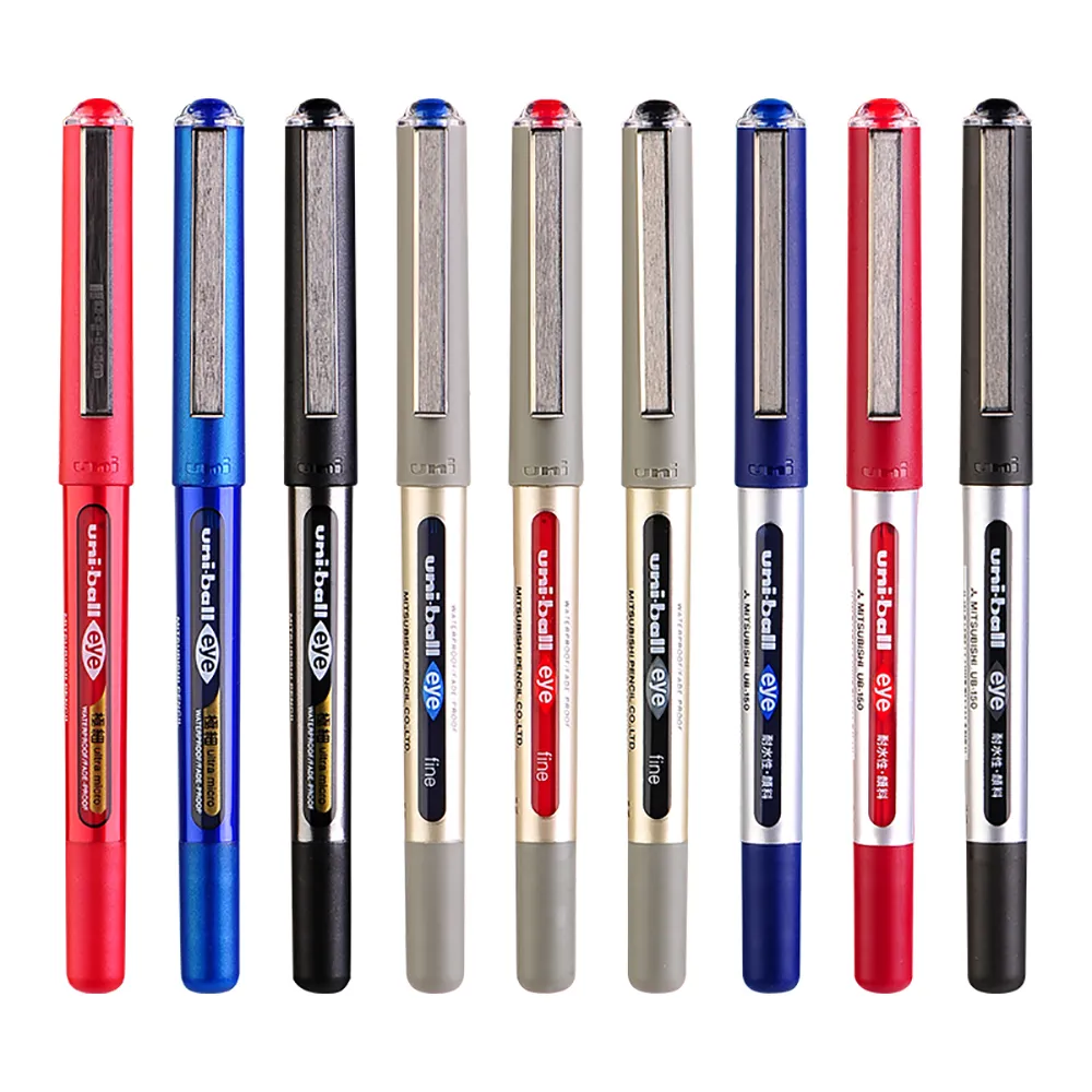 UNI Three gel pen gel pen Set - Large Capacity...