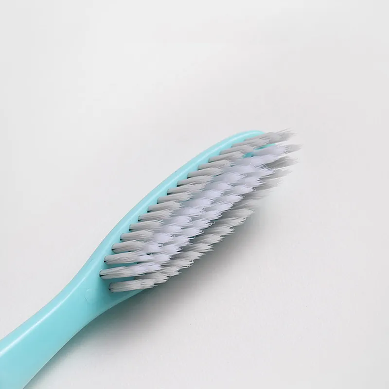 Extra Hard Large Brush Head Manual Toothbrush with Firm Bristles for ...