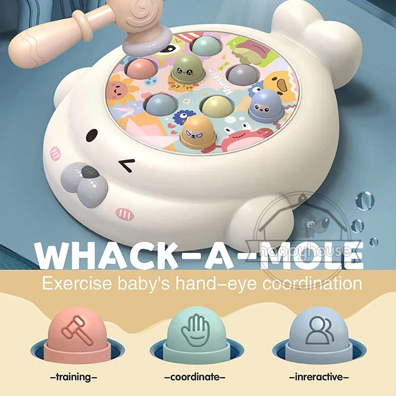 Upgraded Baby's First Whack-a-Mole Learning Toy for Early Education ...
