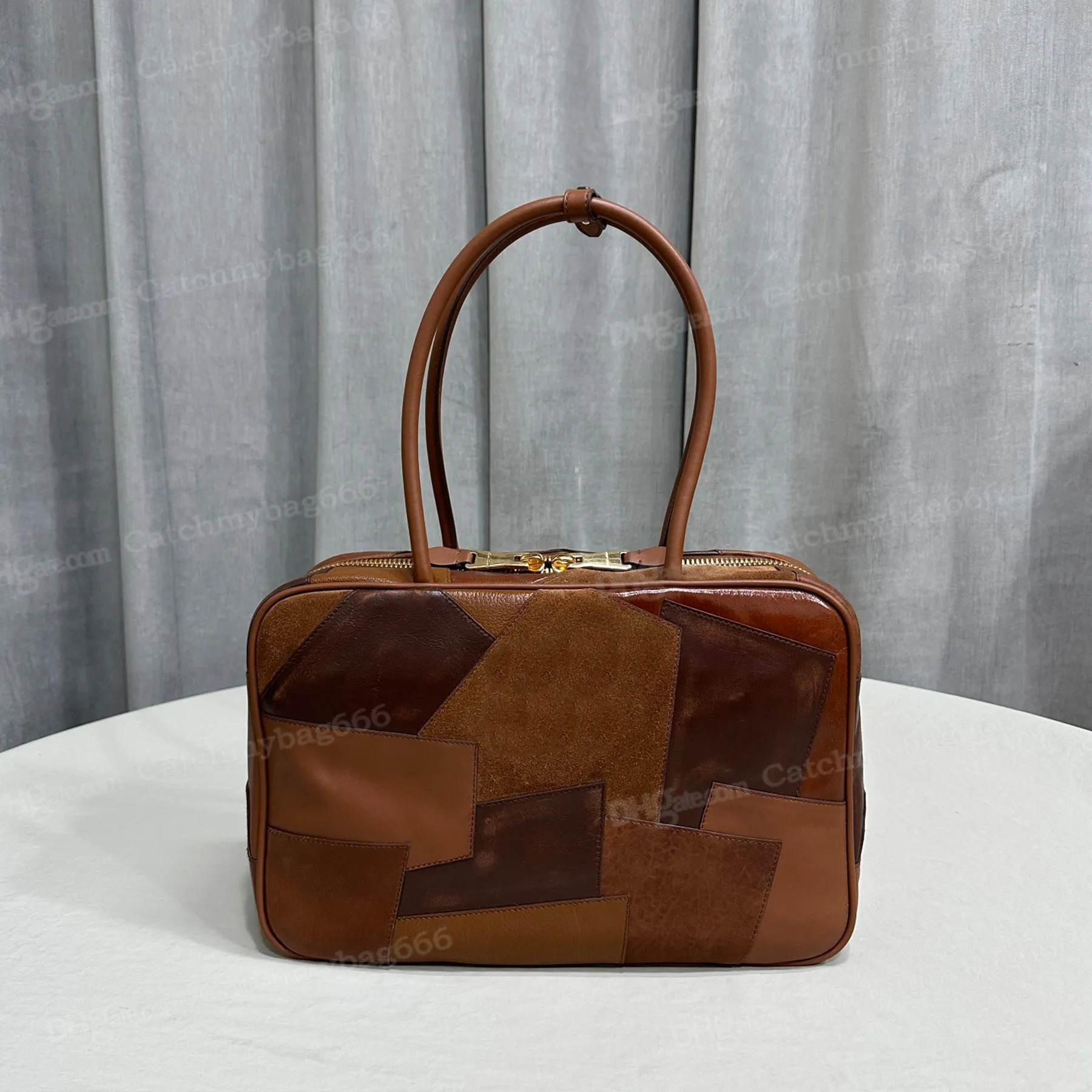 Premium 10A Miui Leather Top Handle Designer Bag For Women And Men ...