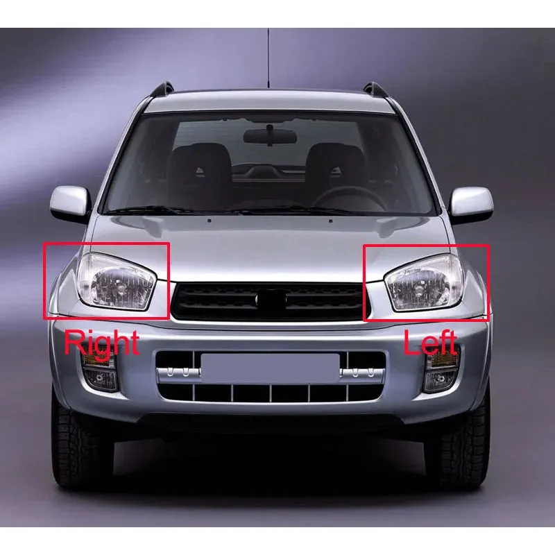 Toyota Rav4 2001 2004 Side Car Headlight Cover Transparent Lens Shell ...