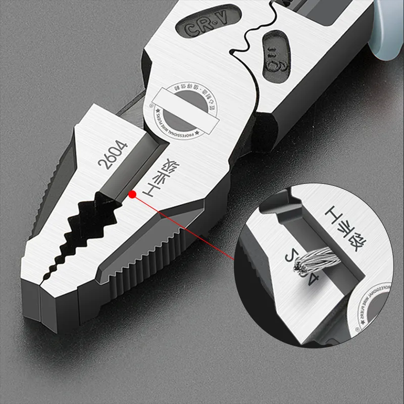 Professional 3-Piece Pliers Set - Wire Stripper, Diagonal & Long Nose ...