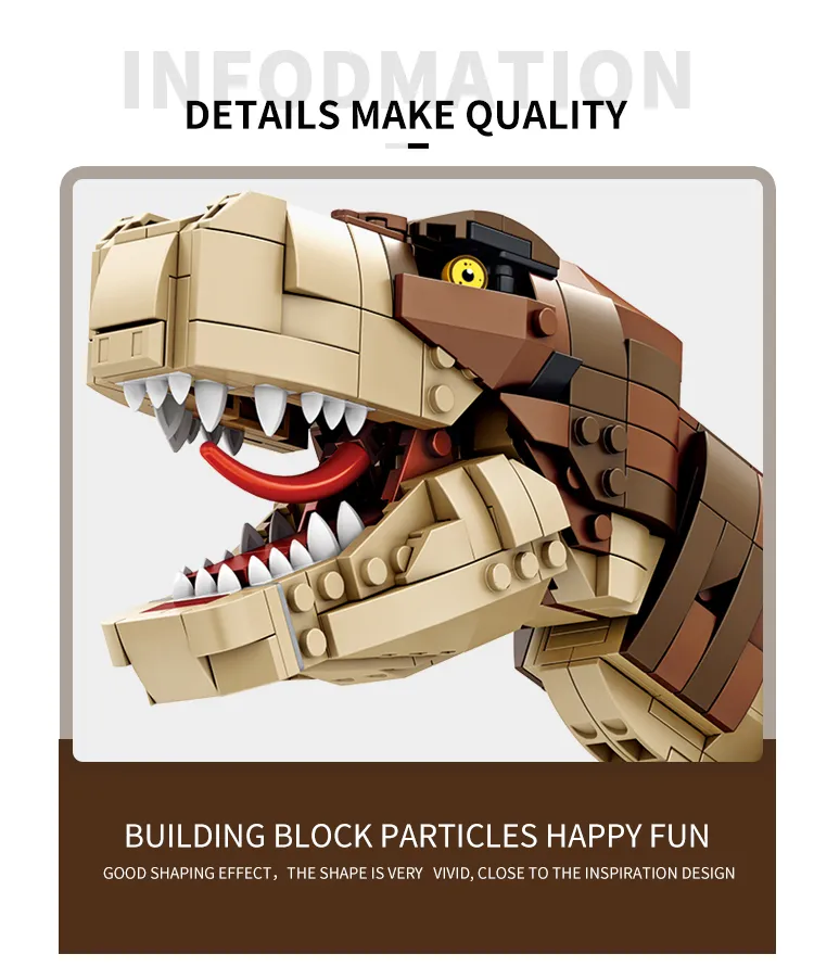Jurassic Park Dinosaur building block world Set