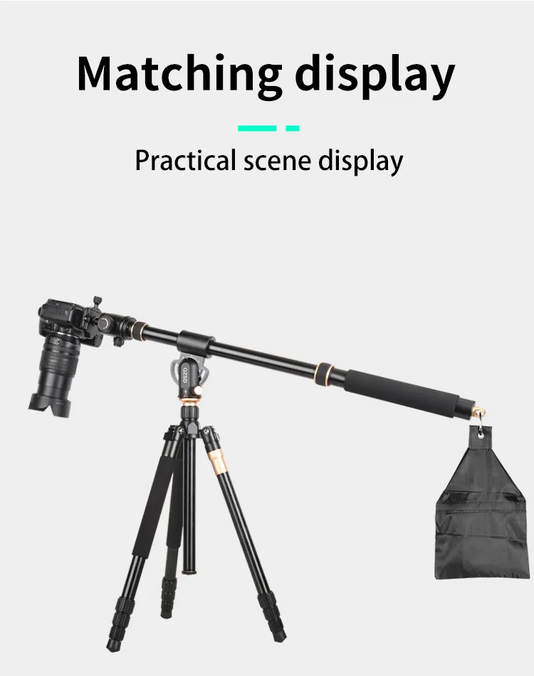 Horizontal Tripod Mount YT03 Rotatable Extendable Multi-Angle Center ...