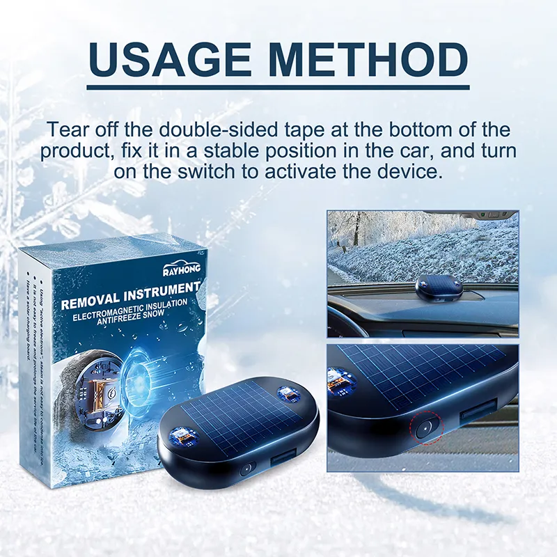 Solar-Powered Car Snow Remover: Defrost Windshields Efficiently with ...