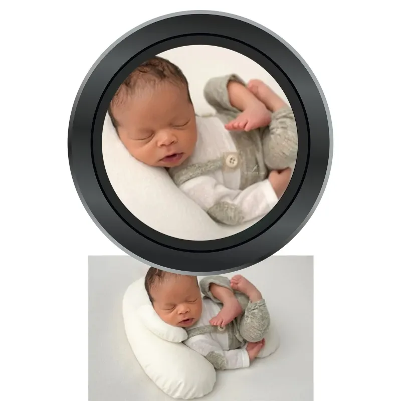Newborn Baby Photo Props Crescent Pillow Positioner Set for Infant ...