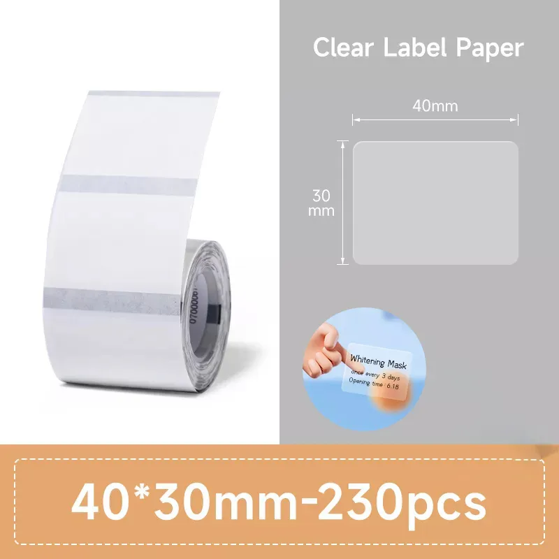 Waterproof Label Paper for NiiMbot B1/B203/B21/B3s - Anti-Oil, Tear ...
