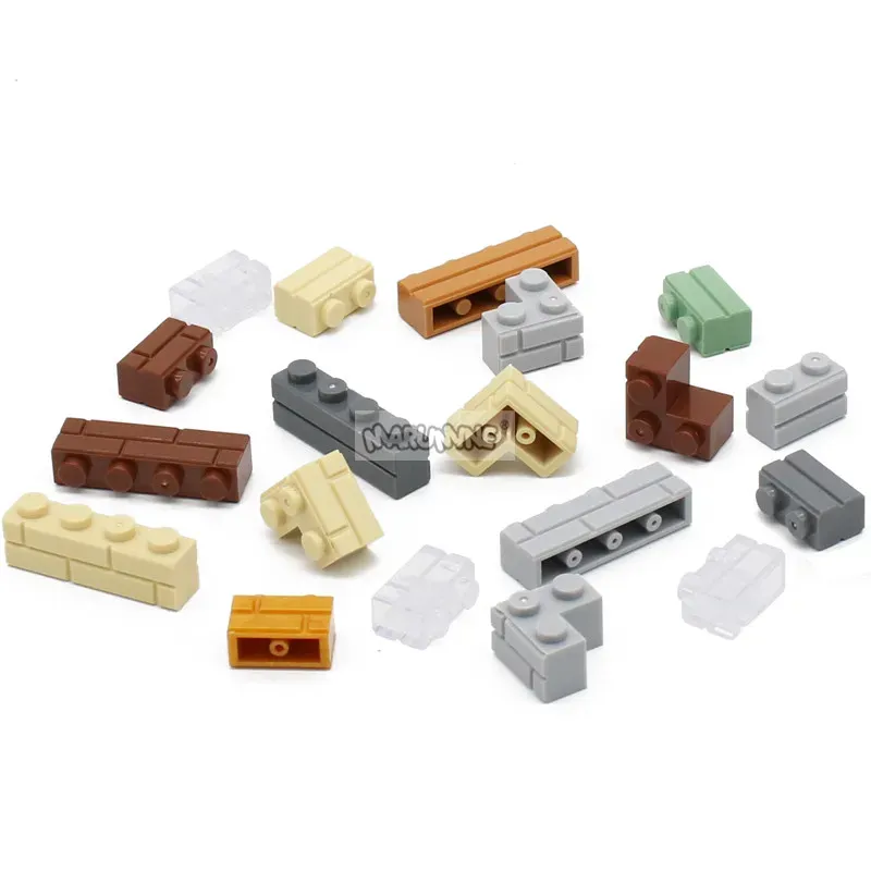 MARUMINE 1x2 Classic Building Block Bricks Wall Cube Compatible with ...