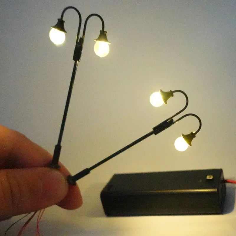 DHgate.com:1:87 Ho Scale 2-Pack LED Street Lamps: Model Railway Park ...