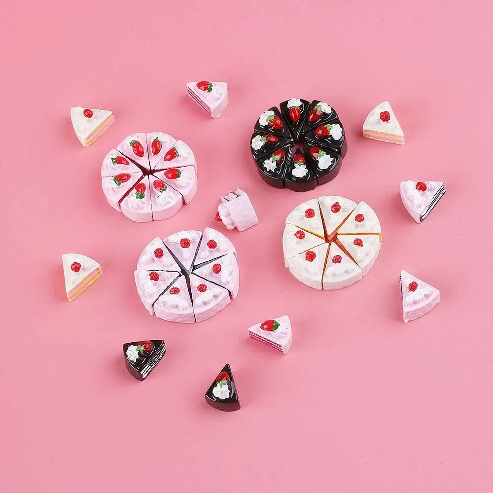 Mini Resin Triangle Cakes, DIY Dollhouse Kitchen Accessories from ...