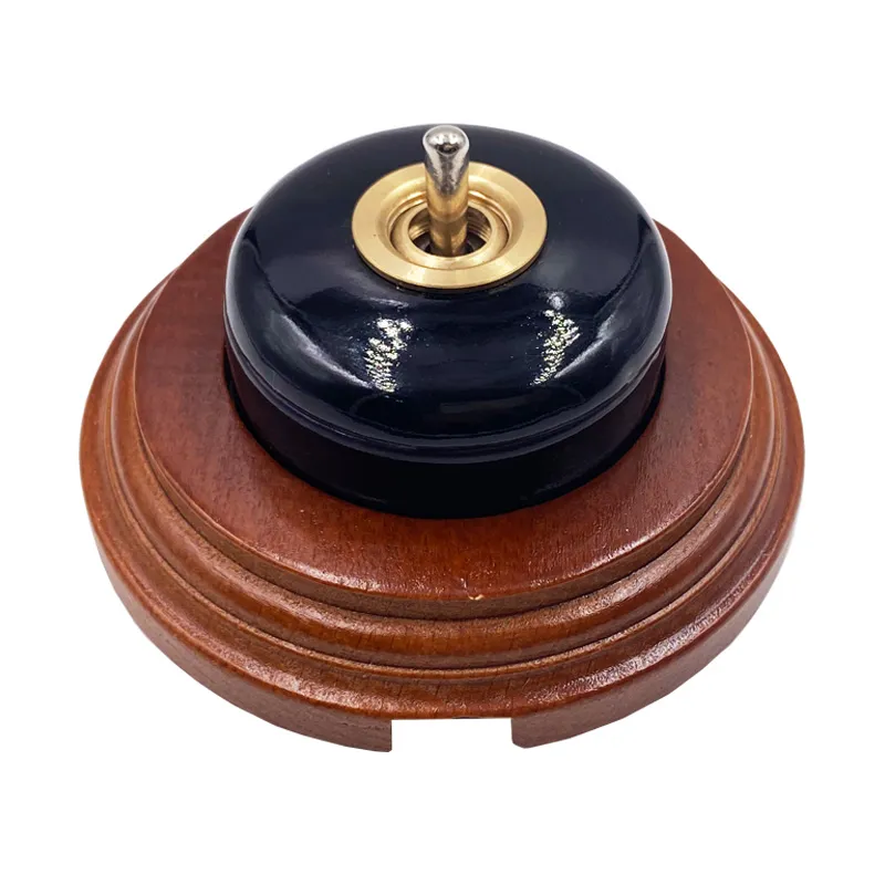 High-Quality Ceramic Wall Toggle Switch - 2-Way Control, Retro Round ...